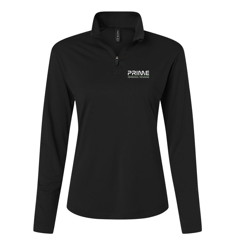Women's Pro-Lock Performance Quarter-Zip Pullover - Black - Prime – USA ...